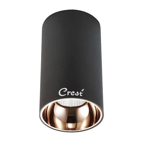Led Cylindrical Surface Mounted Light Creco Md3 7w Sml Crest Led