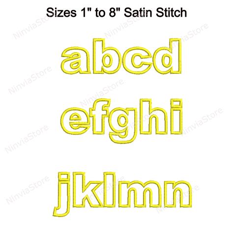 Arial Black Outline Embroidery Font Bx Alphabet Machine Embroidery