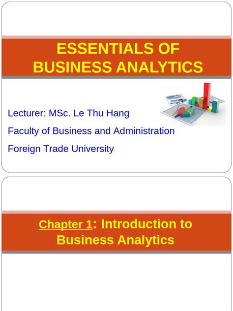 Chapter 1 Introduction To Business Analytics Pdf Analytics Predictive Analytics