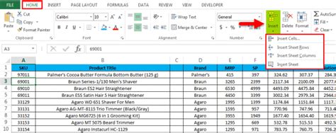 Insert Row Shortcut In Excel How To Insert Row Using Shortcut Method