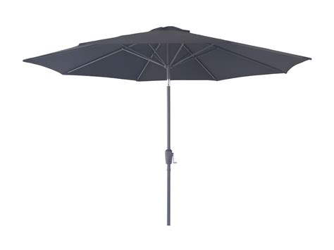 Houston Parasol Ø300cm Avec Fonction Dinclinaison Ascenseur Noir