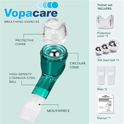 Flutter Valve Breathing Exercise Device For Lungs Mucus Removal Lung