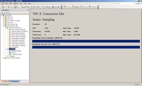 generate tpc workloads for oracle databases using benchmark factory