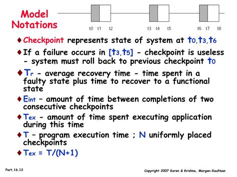 PPT FAULT TOLERANT SYSTEMS Chapter Checkpointing I PowerPoint Presentation ID