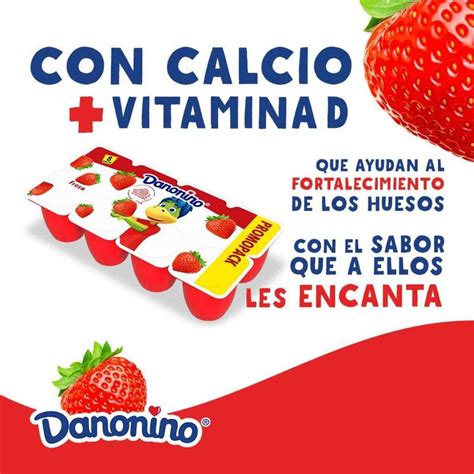 Danonino Queso Petit Suisse Con Fresa 8 Piezas De 42 Gr Cu Soriana
