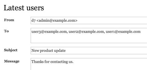 Send Emails Directly From Views Using Views Send In Drupal 7 Webwash