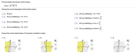 Solved Find And Sketch The Domain Of The Function F X Y