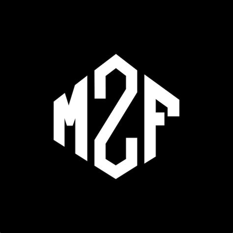 Premium Vector Mzf Letter Logo Design With Polygon Shape Mzf Polygon And Cube Shape Logo Design