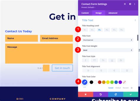 How To Include A Contact Form In Your Divi Footer