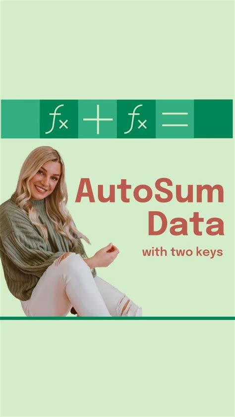 let excel do the math for you with autosum 🤓 microsoft excel excel