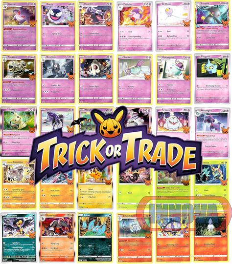 Pokemon Trick Or Trade Halloween 2023 Mini Set Complete 30 Card