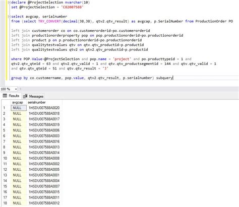sql mssql 2012 why is avg and try convert not returning the correct