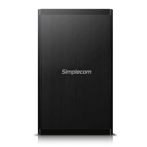 simplecom 3 5 sata to usb3 0 hard drive aluminium enclosure black