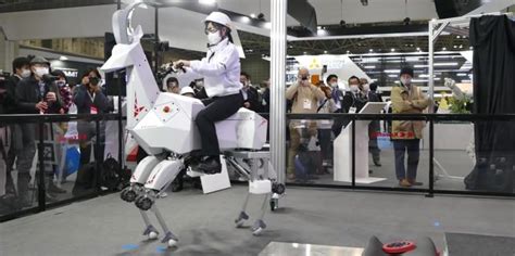 Kawasaki Shows Off Robotic Goat That Rides Around With A Human Passenger