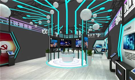中国电信科技感展会设计案例分享之深圳光博会深圳光博会