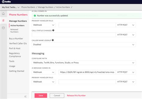 Rocketchat Can Not Receive Sms Texts From Twilio Twilios Debugger