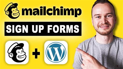 mailchimp wordpress sign up form tutorial wordpress integration youtube