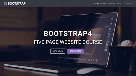 Create A 5 Page Website With PHP Includes, HTML5, CSS3 & Bootstrap 4 - W3Newbie