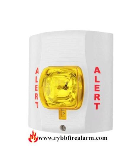 System Sensor SW ALERT White Strobe Rybb Fire Alarm