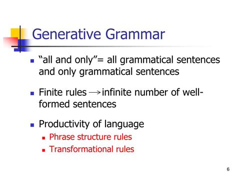 PPT - Syntax: The analysis of sentence structure PowerPoint Presentation - ID:431239