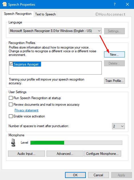 Speech Recognition Error Windows 10 как исправить