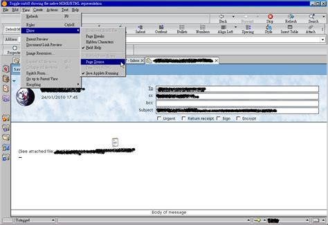 View SMTP Email Header At Lotus Notes For R7
