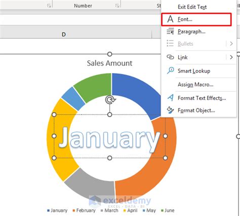 how to create curved labels in excel doughnut chart with easy steps