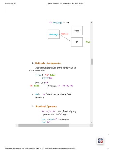 Python Textbooks And Runtimes Iitm Online Degree Pdf Python