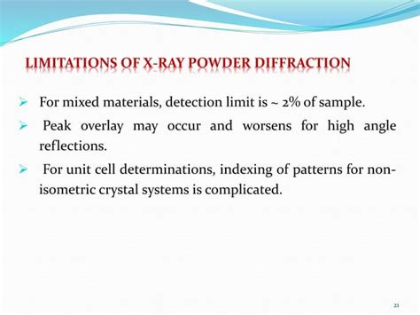 X Ray Powder Diffraction Pptx Chemistry Science