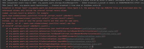 Spark读取文件异常 Analysisexception Since Spark 23 The Queries From Raw Jsoncsv Files Are