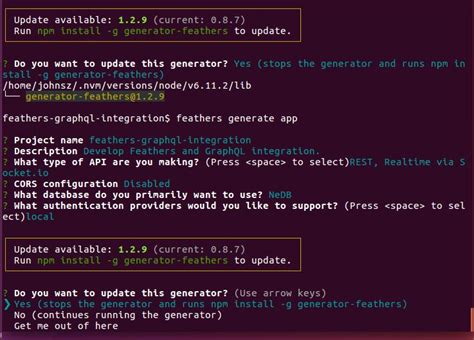 The Automatic Generator Feathers Update Does Not Work · Issue 264