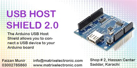 Arduino USB Host Shield In Pakistan Arduino USB Host Shield Price In Pakistan