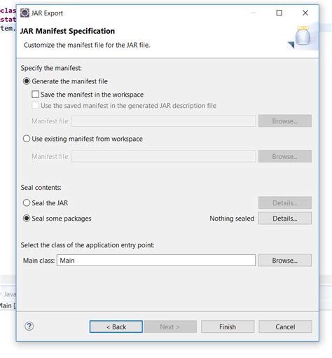 Exporting Java Source To Jar File In Eclipse Stack Overflow