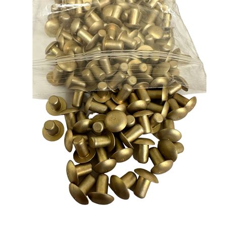470 Style Gold Anodized Aluminum Rivets 316in Dia X 516in Long