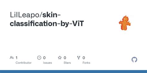 Github Lilleaposkin Classification By Vit
