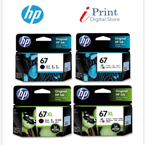 Hp Xl Black And Color Ink Cartridge Original Shopee Malaysia