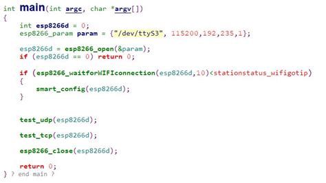 Linux Esp8266 Driver C Source Code Client Tcp Udp