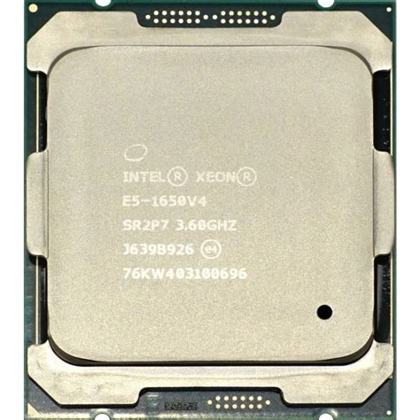 Intel Xeon E5-1650 V4 SR2P7 6C 15 MB 3.60GHz 140W LGA2011-3 : intel ...