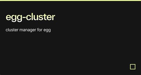 Eggjscluster Codesandbox