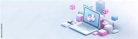 Minimalist Ui Design With Flat Icons And Soft Gradients Website Interface Concept Digital