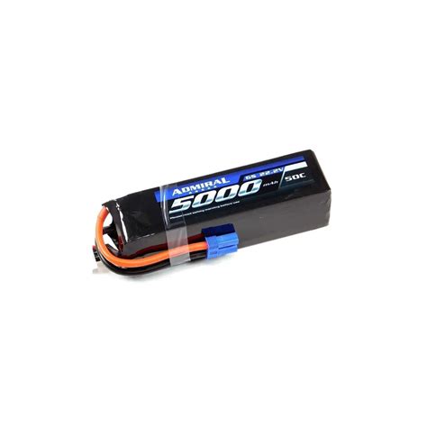 Admiral 5000mah 6s 222v 50c Lipo Battery With Ec5 Connector