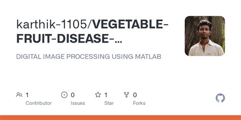 Github Karthik Vegetable Fruit Disease Detection Matlab Machine Learning Digital Image