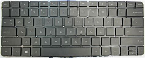 HP Spectre X Black Laptop Keyboard Keys