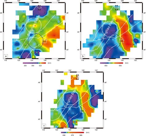 Depths Of The 410 Km Discontinuity A And 660 Km Discontinuity B And