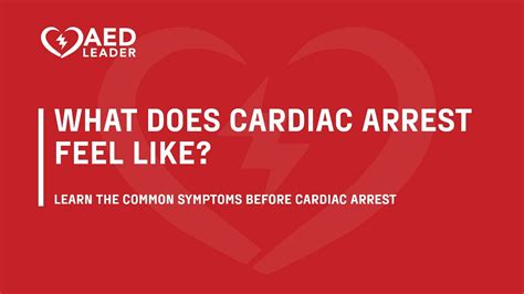 What Does Cardiac Arrest Feel Like Before And When It Happens