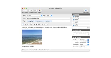 Marsedit 4 Beefs Up Wordpress Support More