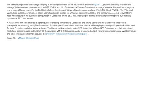 Vmware Storage Dell Unity Unisphere Overview Dell Technologies Info Hub
