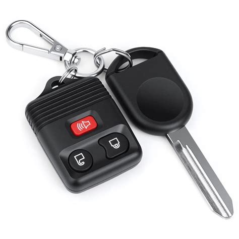 Keylessoption Keyless Entry Remote Fob Uncut Car Ignition Key For Ford