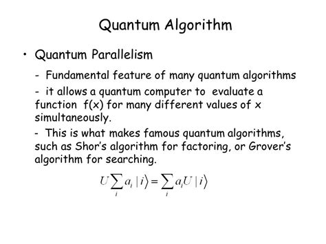 Lecture Note 8 Quantum Algorithms Ppt Video Online Download