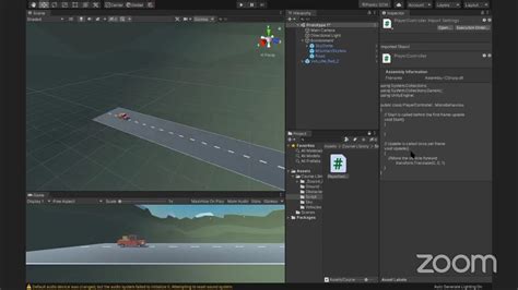 How To Make The Car Move Forward In Unity Youtube